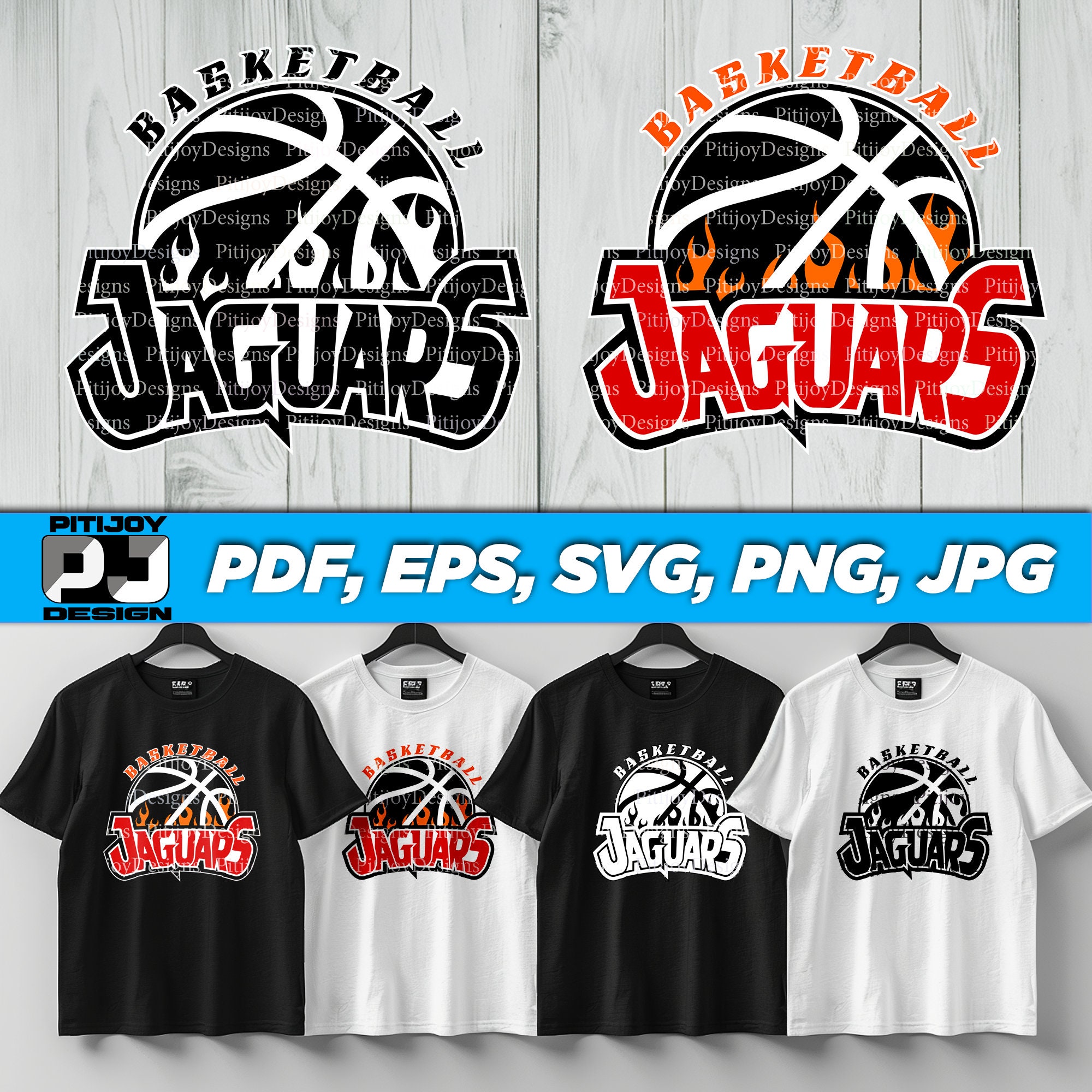 Jaguars Basketball Team Svg, Tigers Svg, Tigers Mascot Svg, Tigers ...