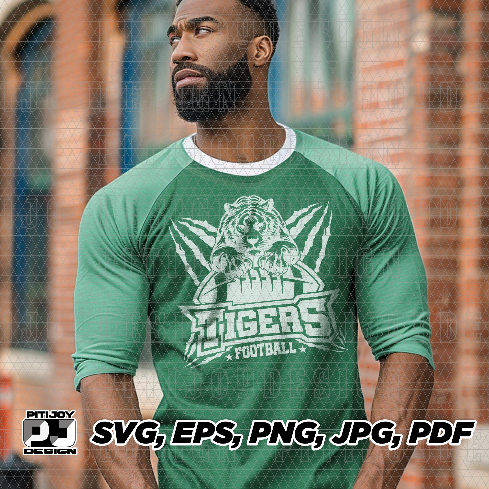 Tigers Football Svg, Tigers Mascot Svg, Football Png, Football Mom Png, School Mascot Png ...