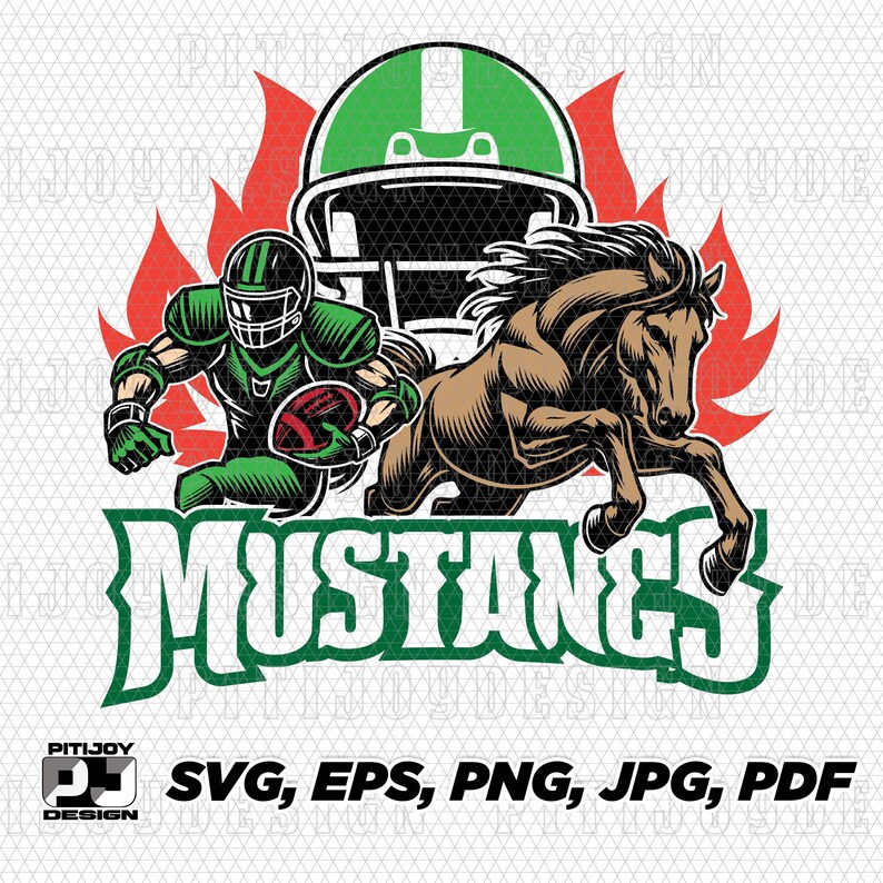 Mustangs Football Svg, Mustang Football Svg, Mustangs Football Png ...