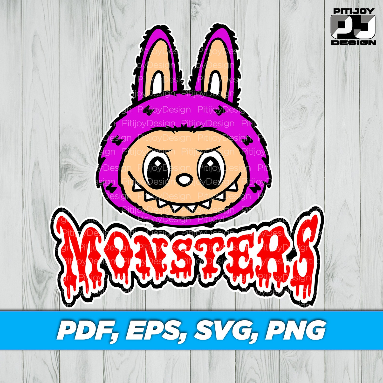 Creepy Cute Monsters Design for Custom T-shirts, Labooboo, Halloween ...