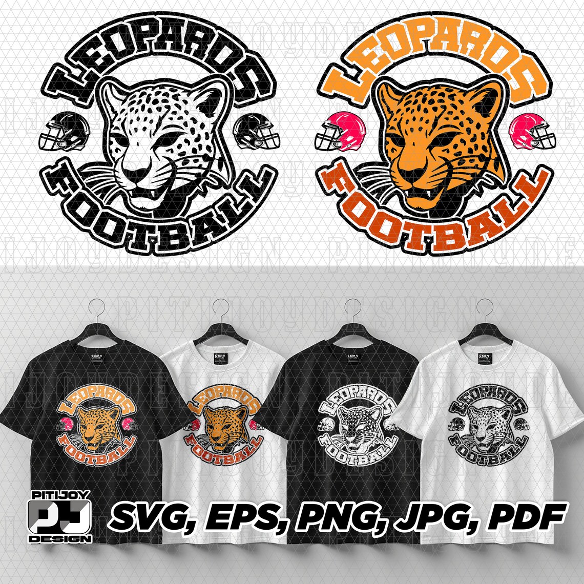 Leopard Football Svg, Leopards Svg, Football Svg, Leopards Mascot Svg ...