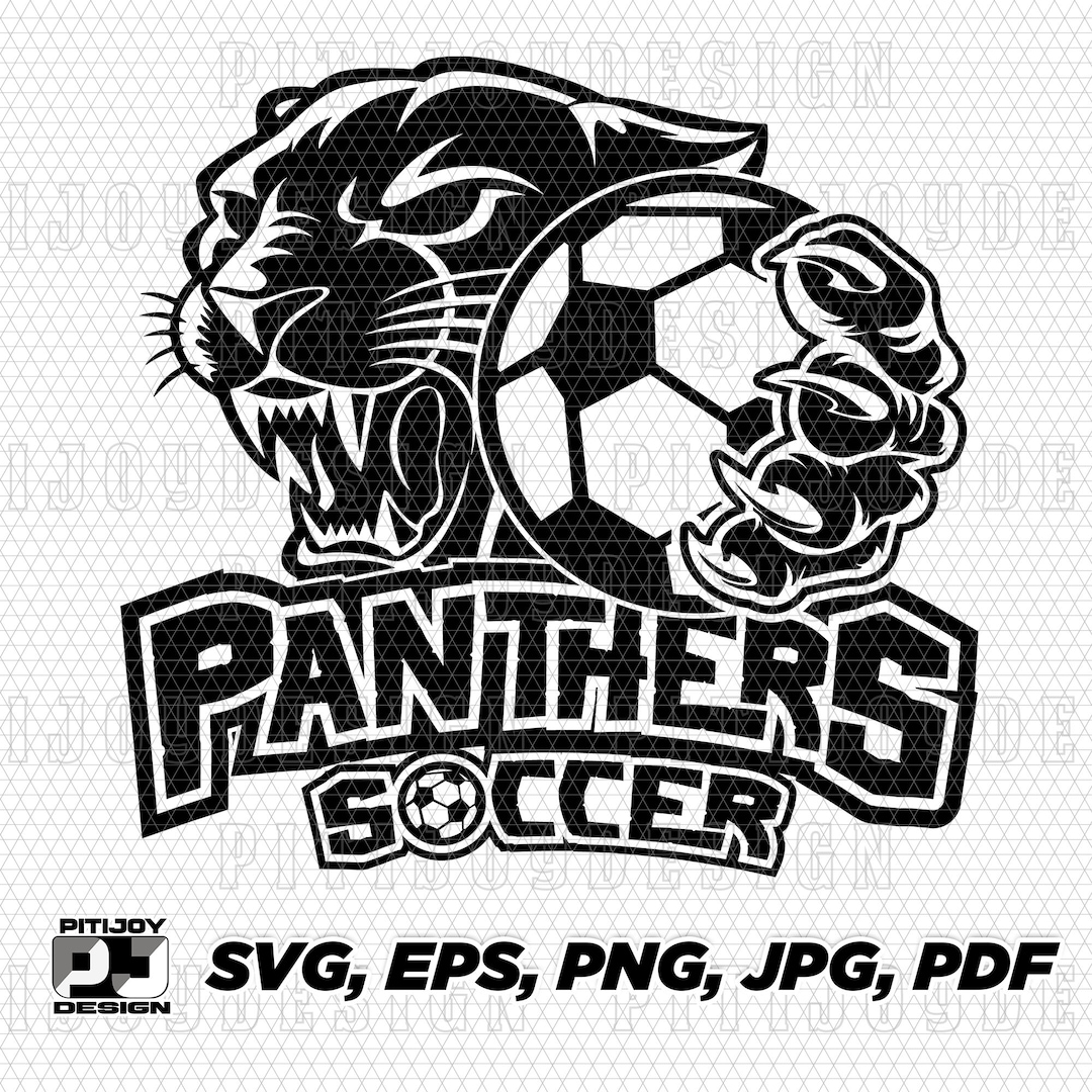 Panthers Soccer Svg, Panther Soccer Svg , Panther Svg, Panthers Svg ...