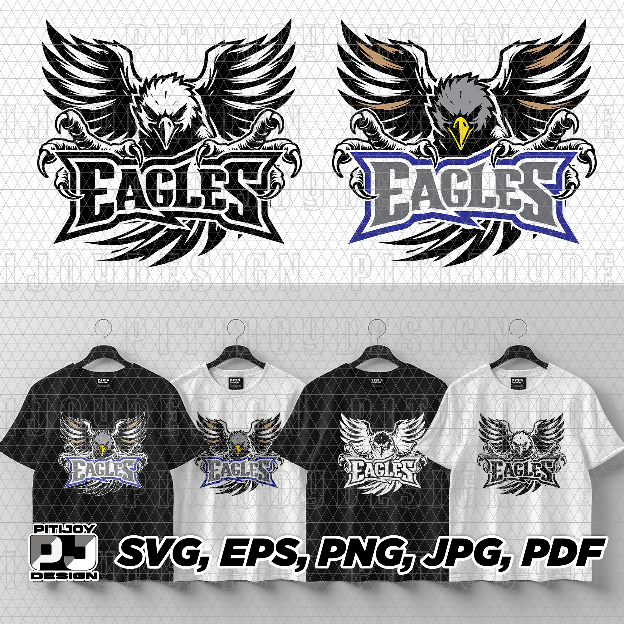 Eagles Svg Eagle Svg Eagles Mascot Svg Eagles Png Eagles School Spirit ...