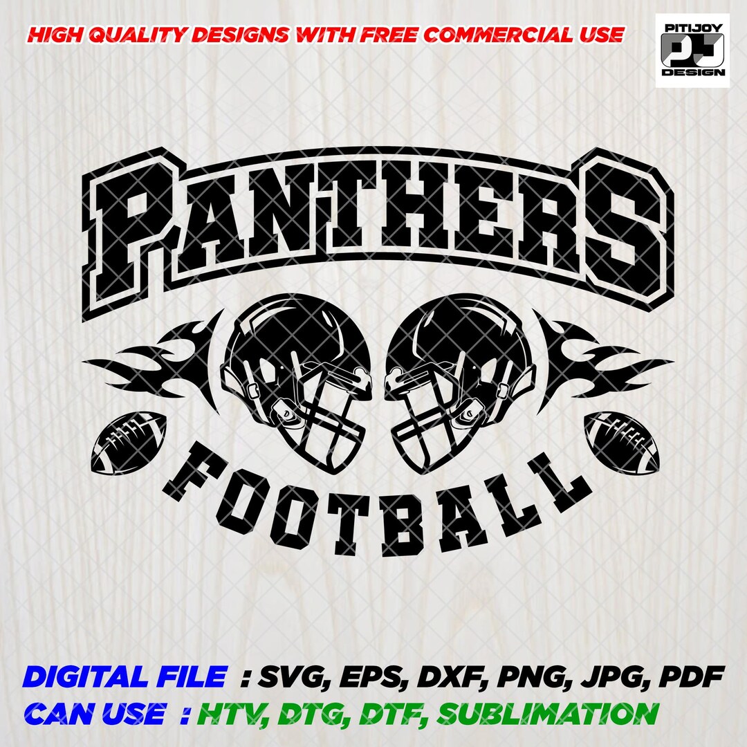 Panthers SVG, Panther SVG, Digital Cut File for Cricut and Silhouette ...