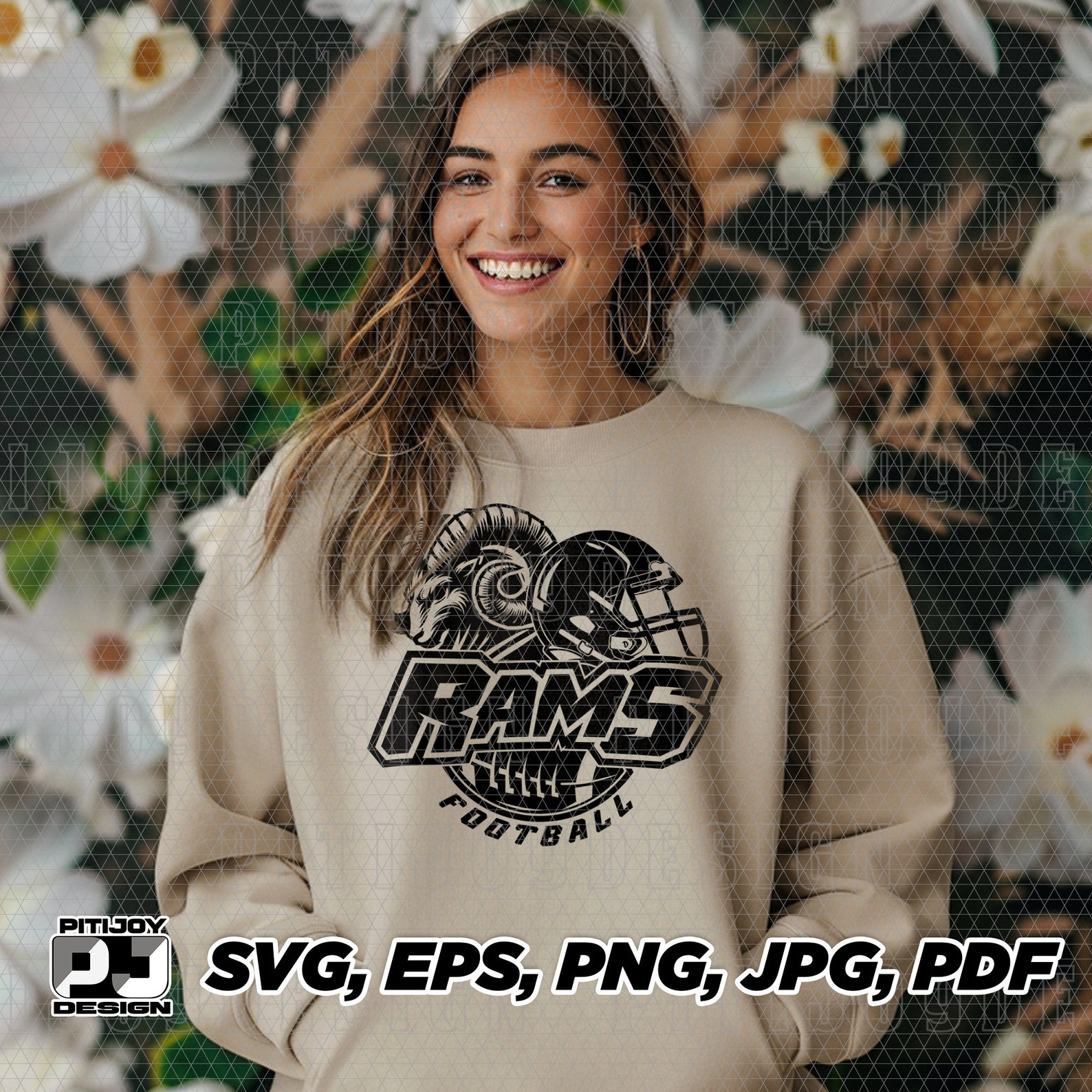 Rams Football Svg Ram Football Svg Rams Football Png Rams Svg Ram Svg ...