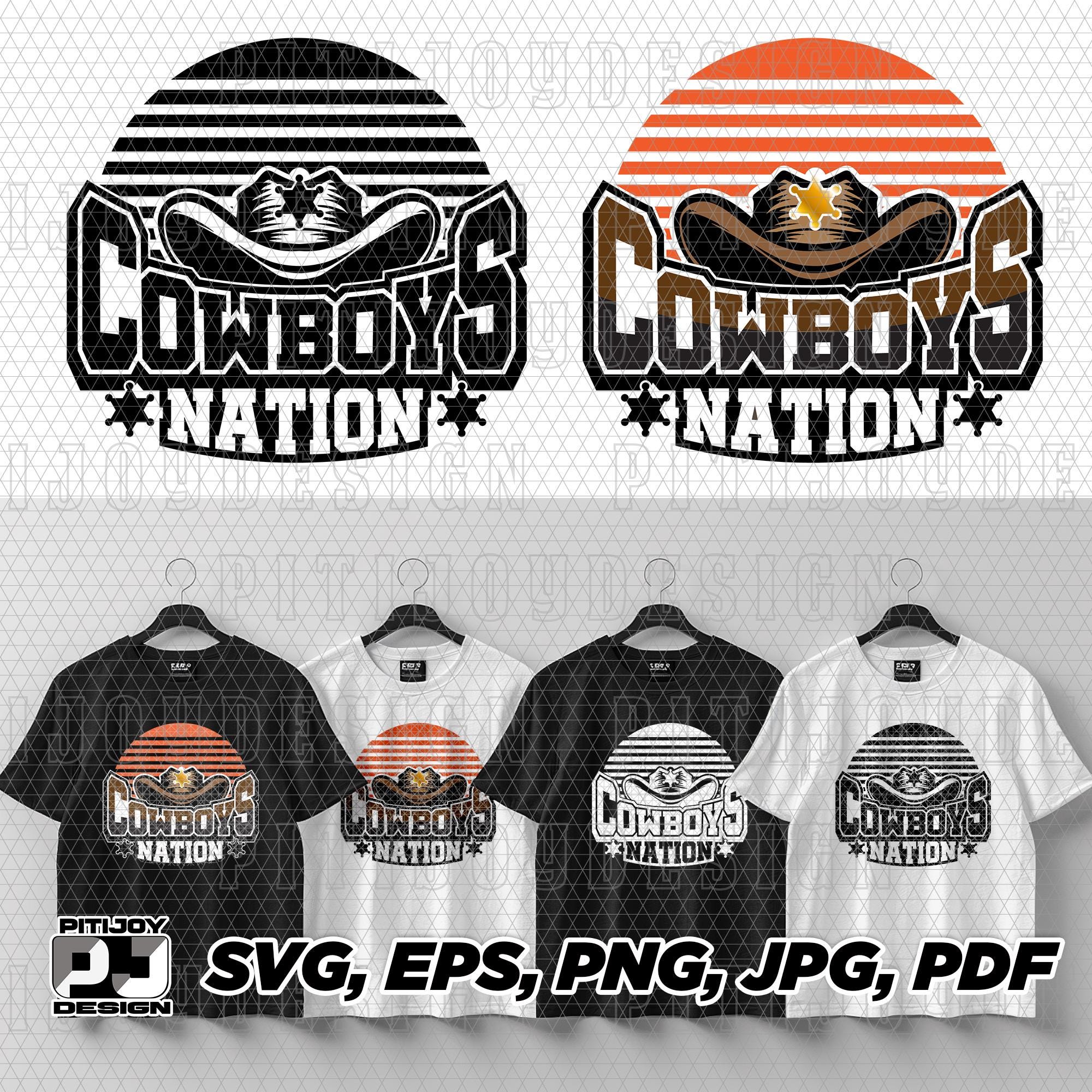 Cowboy Nation Svg, Cowboys Mascot Svg, Cowboys School Spirit, Cowboys ...