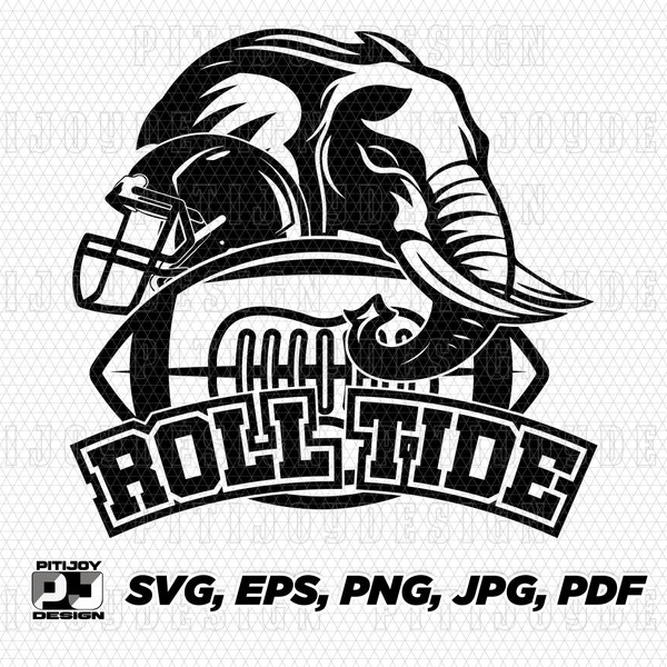 Roll Tide Svg - Etsy