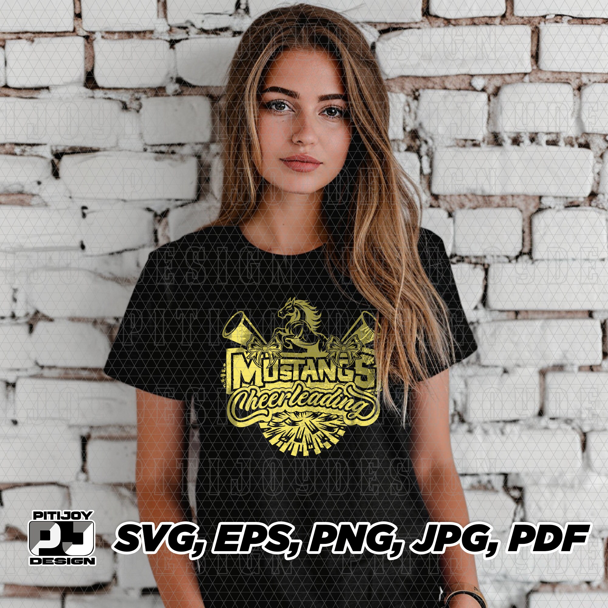 Mustangs Cheer Svg, Mustangs Cheerleading Svg, Mustangs Svg, Mustang ...