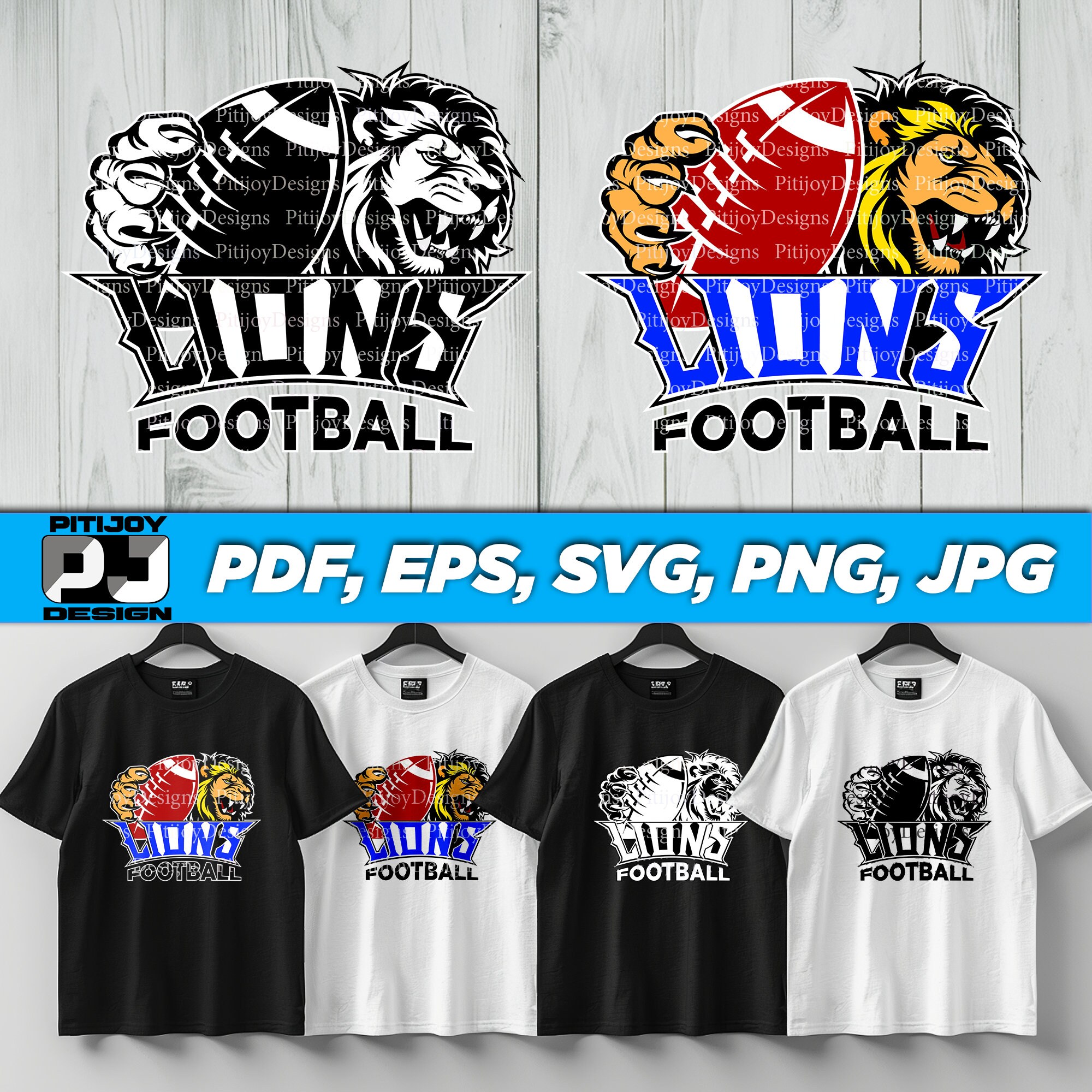 Lion Football Svg, Lions Svg, Football Svg, Lion Mascot Svg, Lion ...