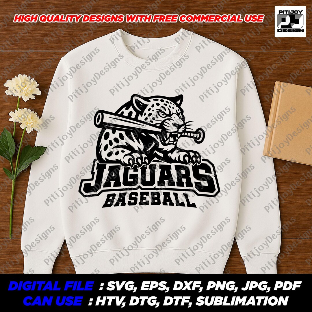Jaguars Baseball Svg, Jaguar Baseball Svg, Jaguars Svg, Jaguar Svg ...