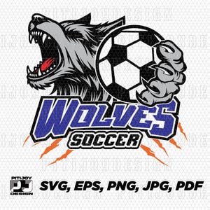 Wolves Soccer Svg Png, Wolves, Soccer Svg, Wolve, Soccer Shirt Design ...
