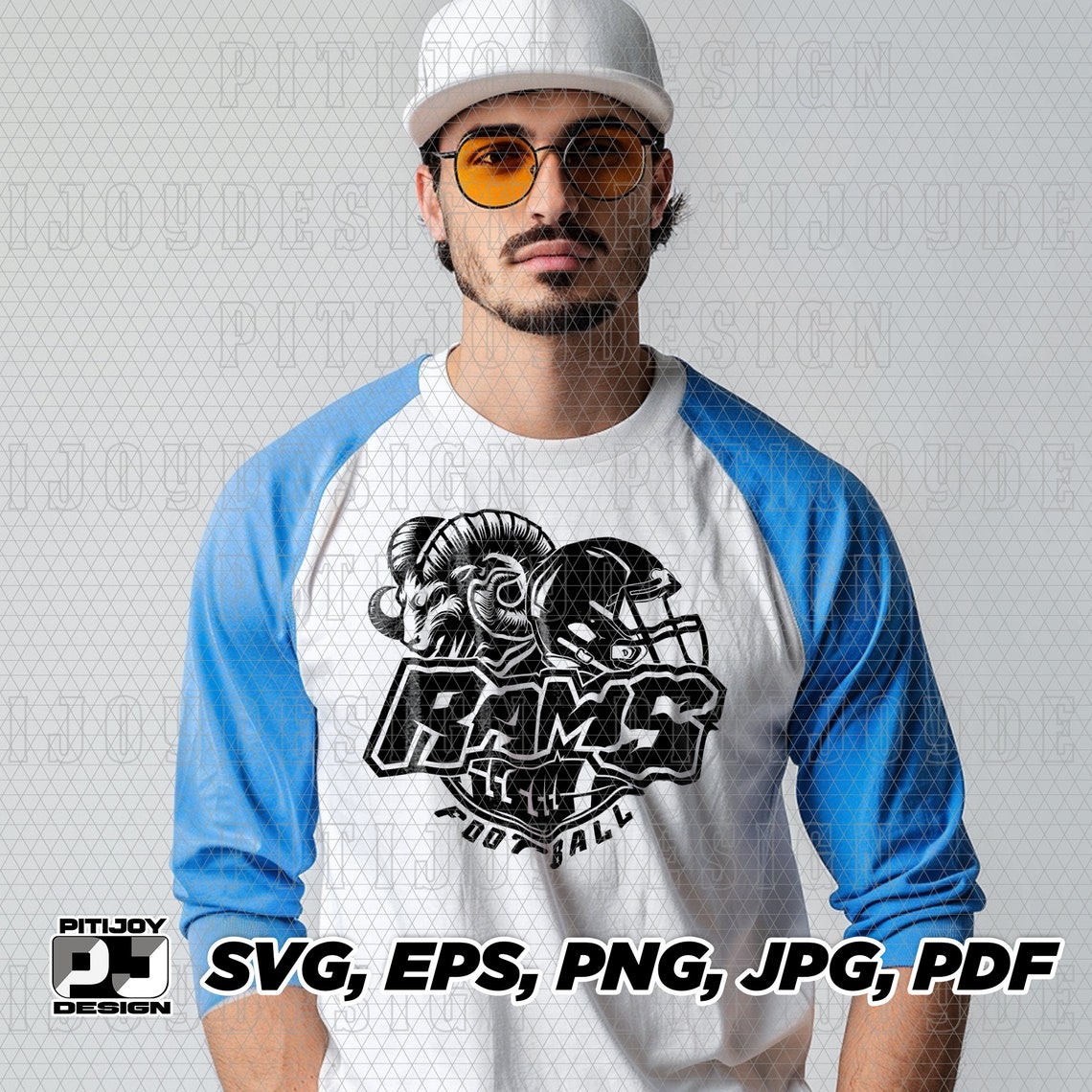 Rams Football Svg Ram Football Svg Rams Football Png Rams Svg Ram Svg ...