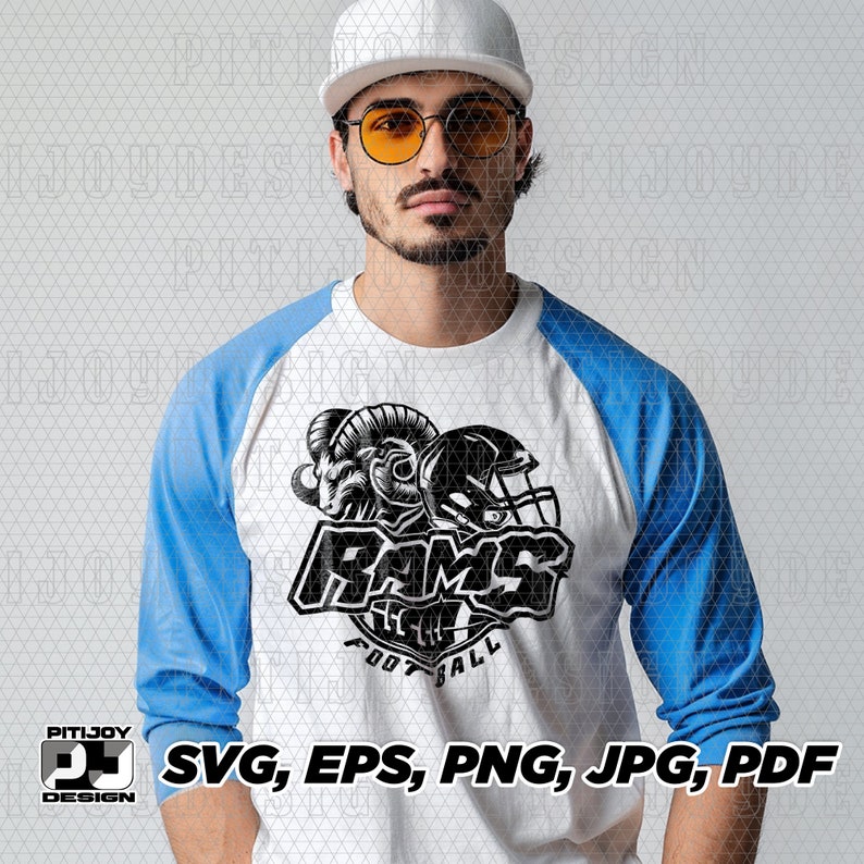 Rams Football Svg Ram Football Svg Rams Football Png Rams Svg Ram Svg ...