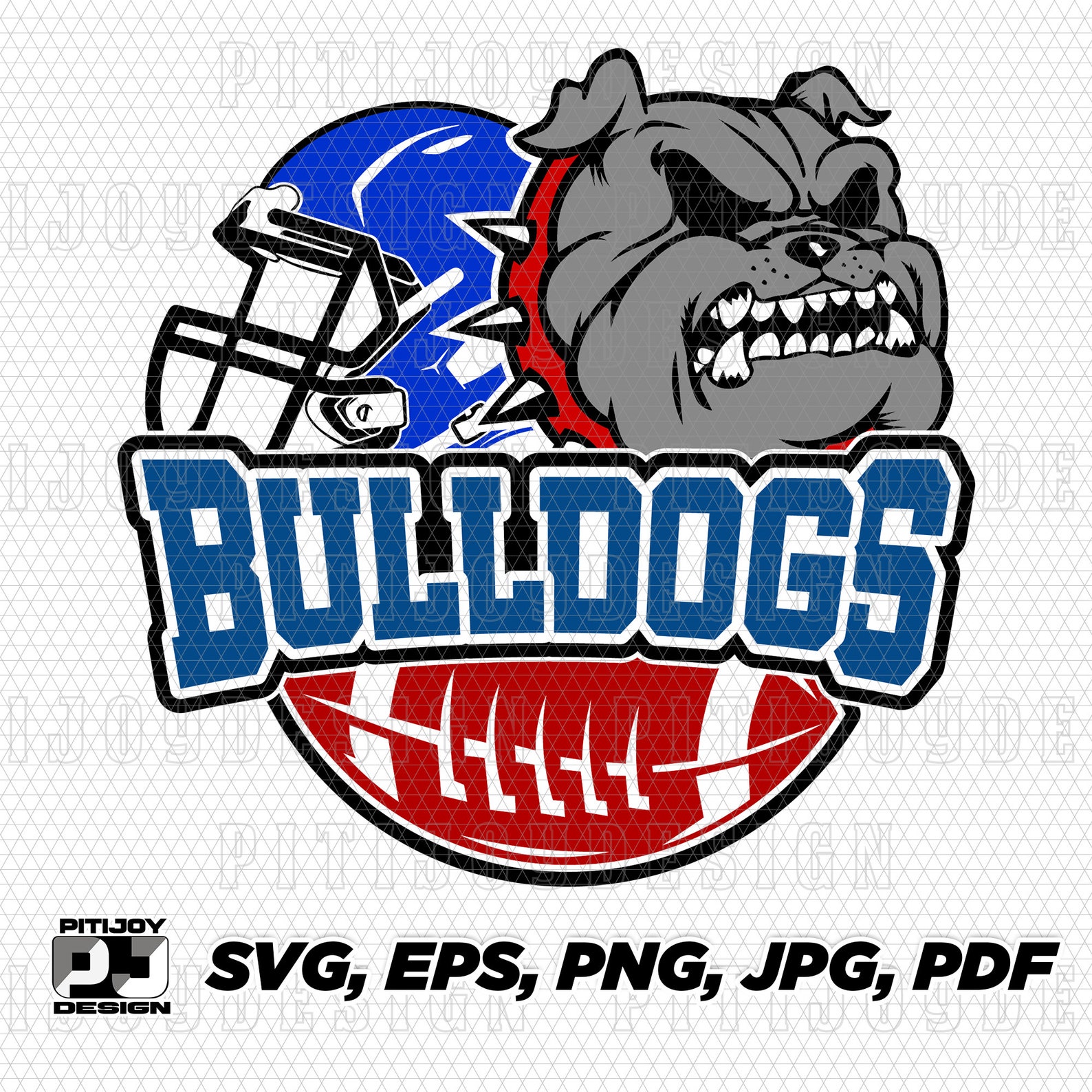 Bulldog Svg, Bulldogs Svg, Bulldog Football Logo, Digital Download, SVG ...
