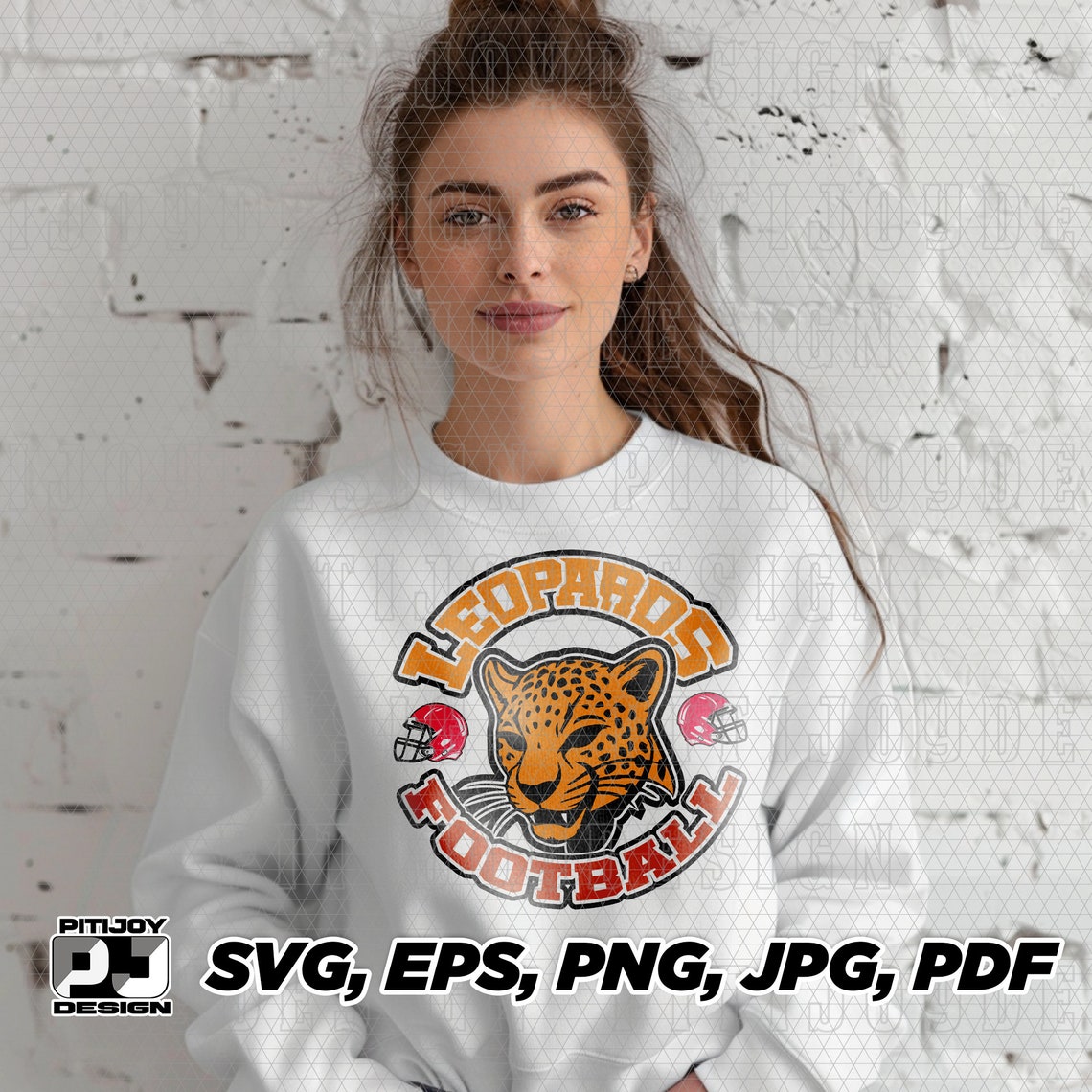 Leopard Football Svg, Leopards Svg, Football Svg, Leopards Mascot Svg ...