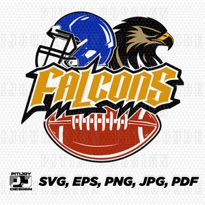 Falcons Football Svg, Falcon Svg, Falcons Svg, Falcon Football Svg ...