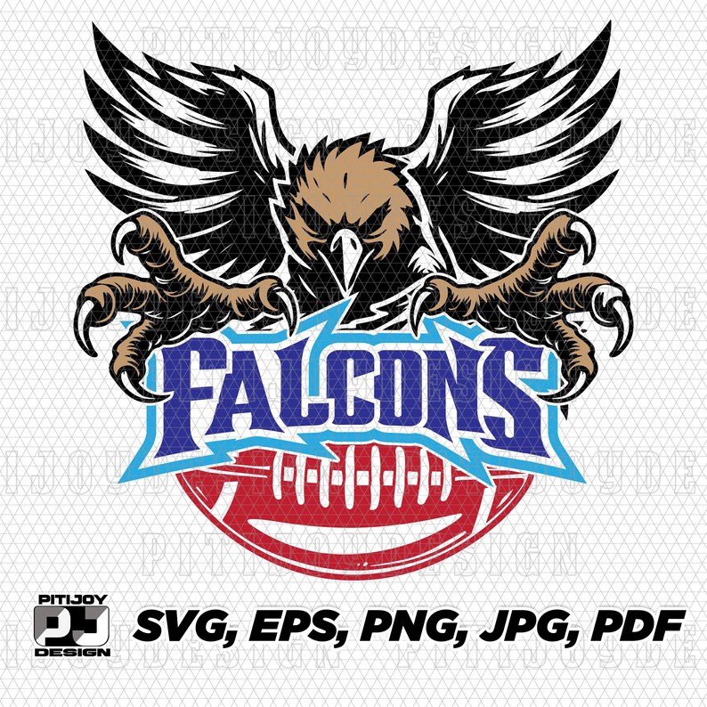Falcons Football Svg Falcon Football Svg Falcons Football Png Falcons ...