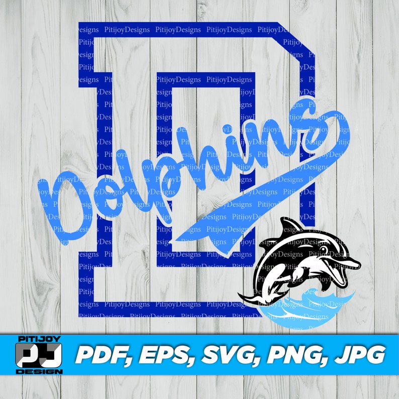 Dolphin Svg, Dolphins Svg, Dolphins Cheer, Dolphin Mascot Svg, Dolphin ...