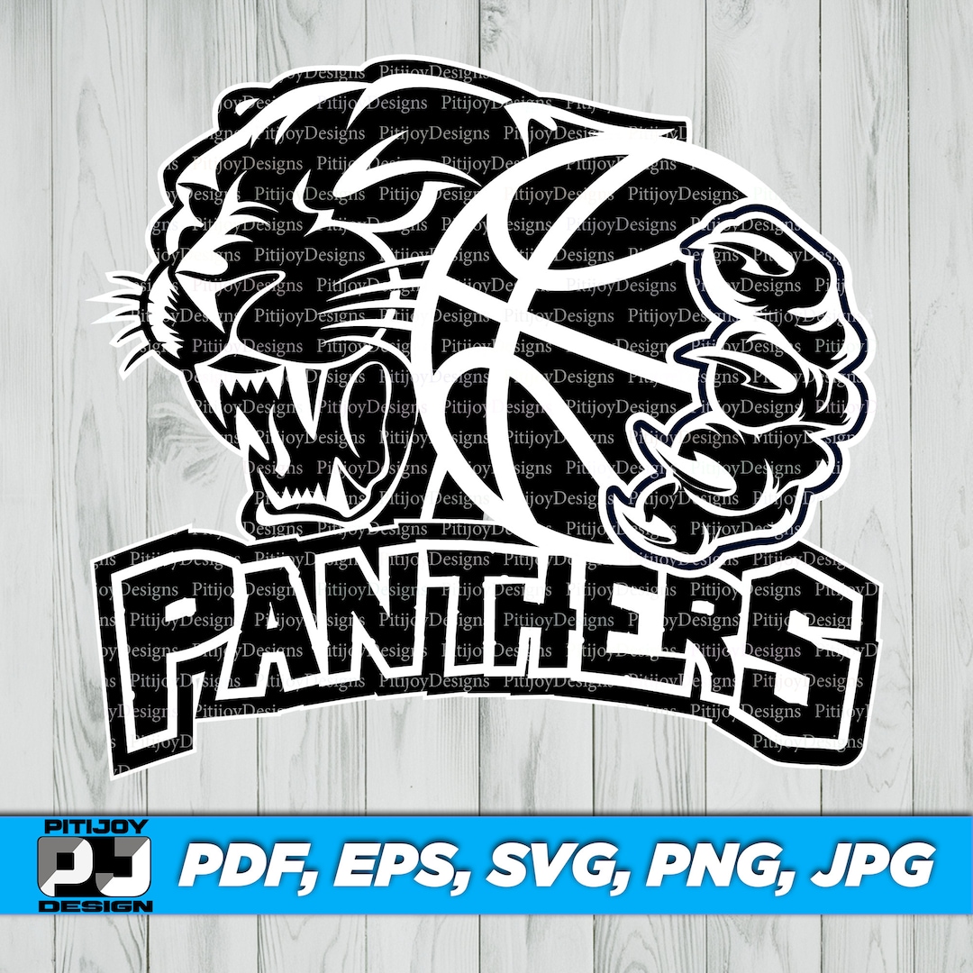 Panthers Basketball Svg, Panther Basketball Svg , Panther Svg, Panthers ...