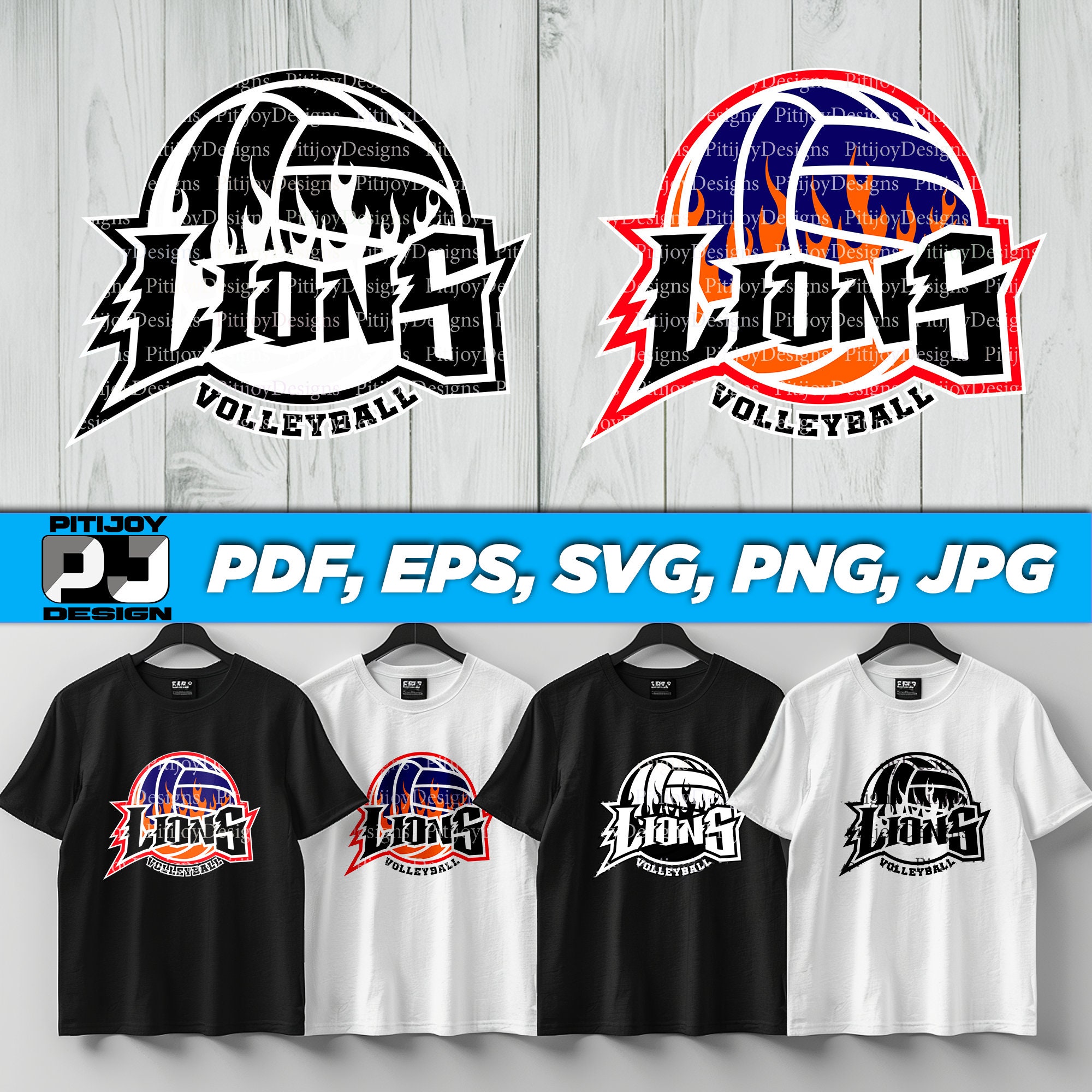 Lion Volleyball SVG, Lion Mascot Sports Shirt Design, Volleyball Team ...