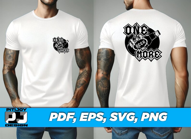 One More Beer Design for Custom T-shirts, Posters, Fun Merchandise ...