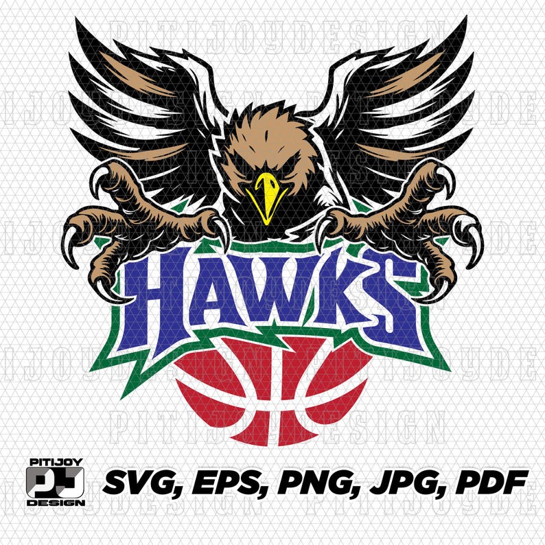 Hawks Basketball Svg, Hawk Basketball Svg, Hawks Basketball Png, Hawks ...