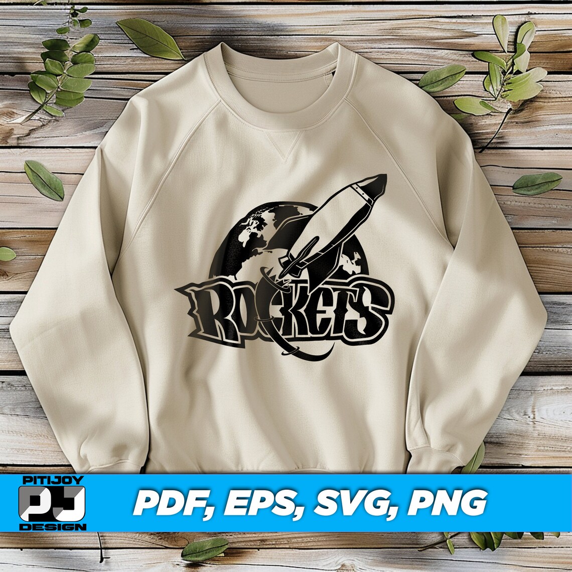 Rockets Svg, Rocket Svg, Rockets Png, Rockets Mascot Svg, Rockets ...