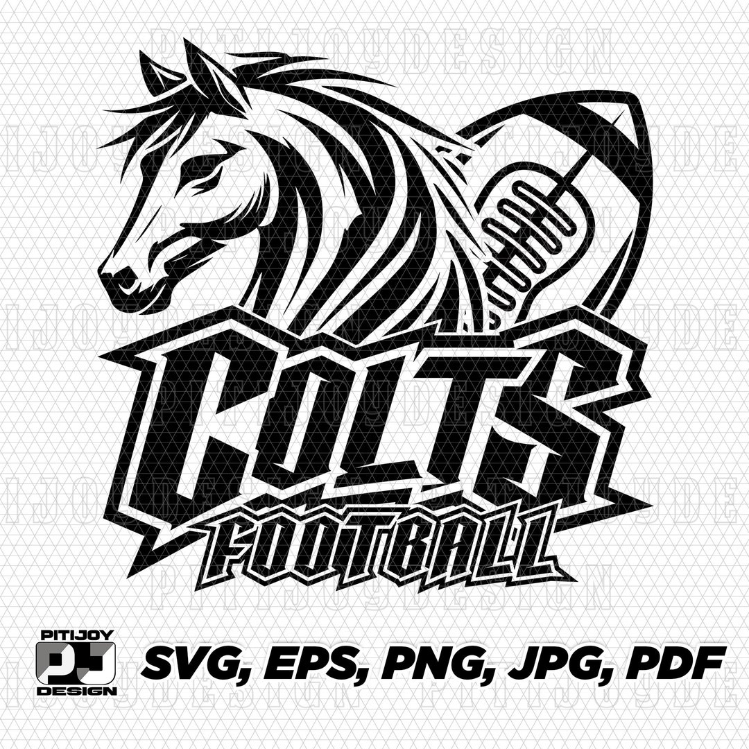 Colts Svg, Colt Svg, Colt Mascot SVG, Colt Logo Svg Colt Mom Svg File ...