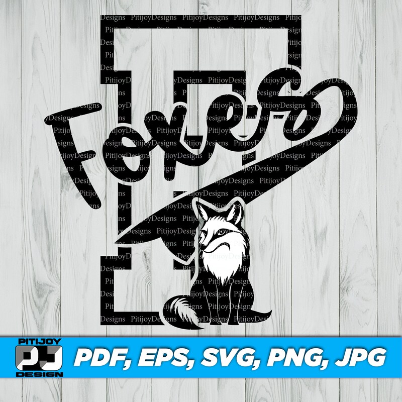 White Fox Logo Svg - Etsy