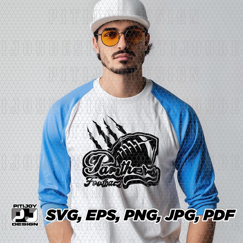 Panthers Football Svg, Panther Football Svg , Panther Svg, Panthers Svg ...