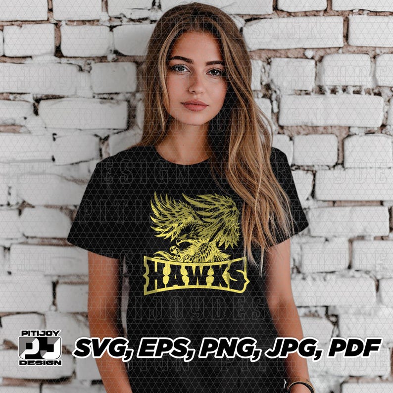 Hawks Svg, Hawk Svg, Hawks Png, Hawk Png, Hawks Mascot Svg, Hawks ...