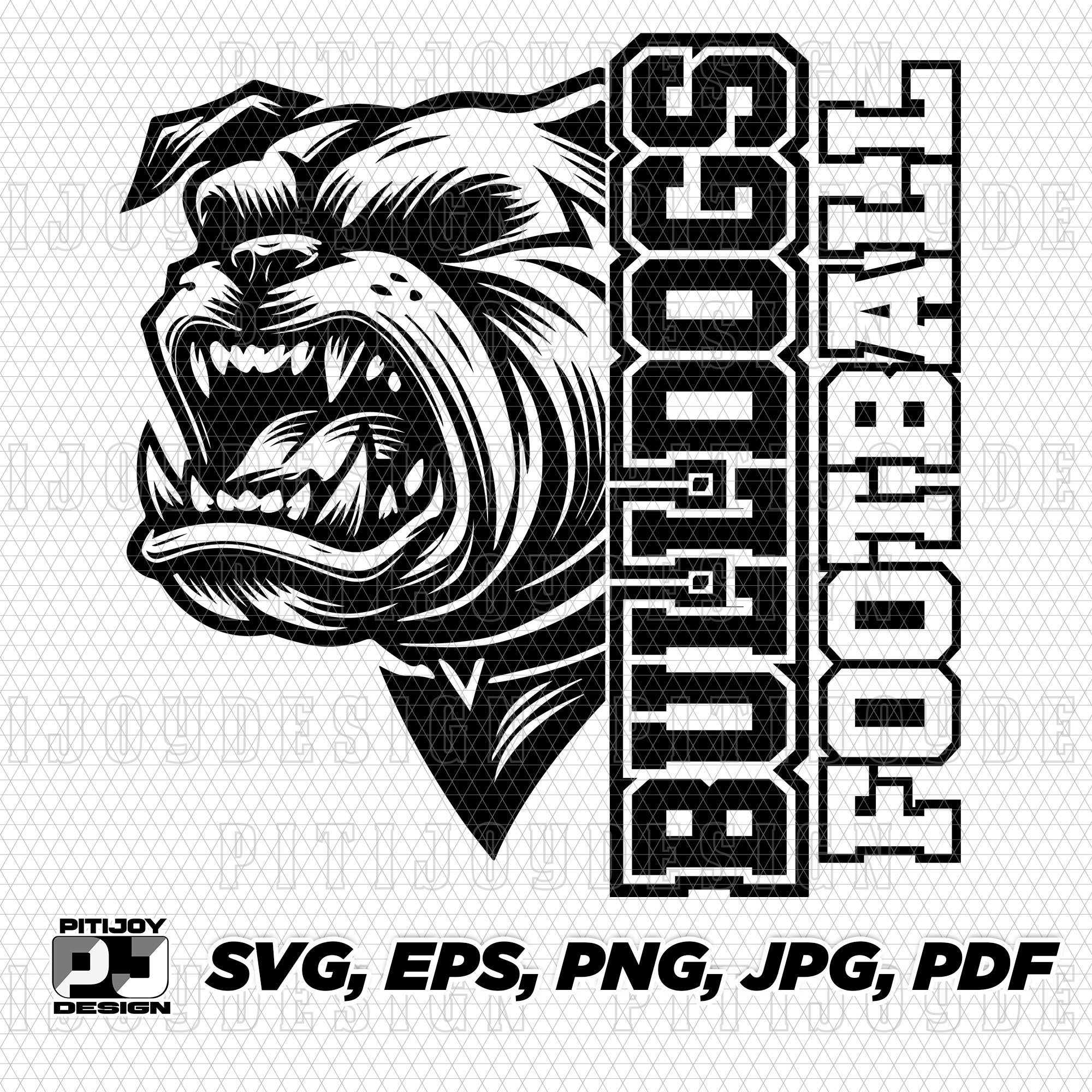 Bulldogs Football Svg, Bulldogs Svg, Football Svg, Bulldogs Mascot Svg ...