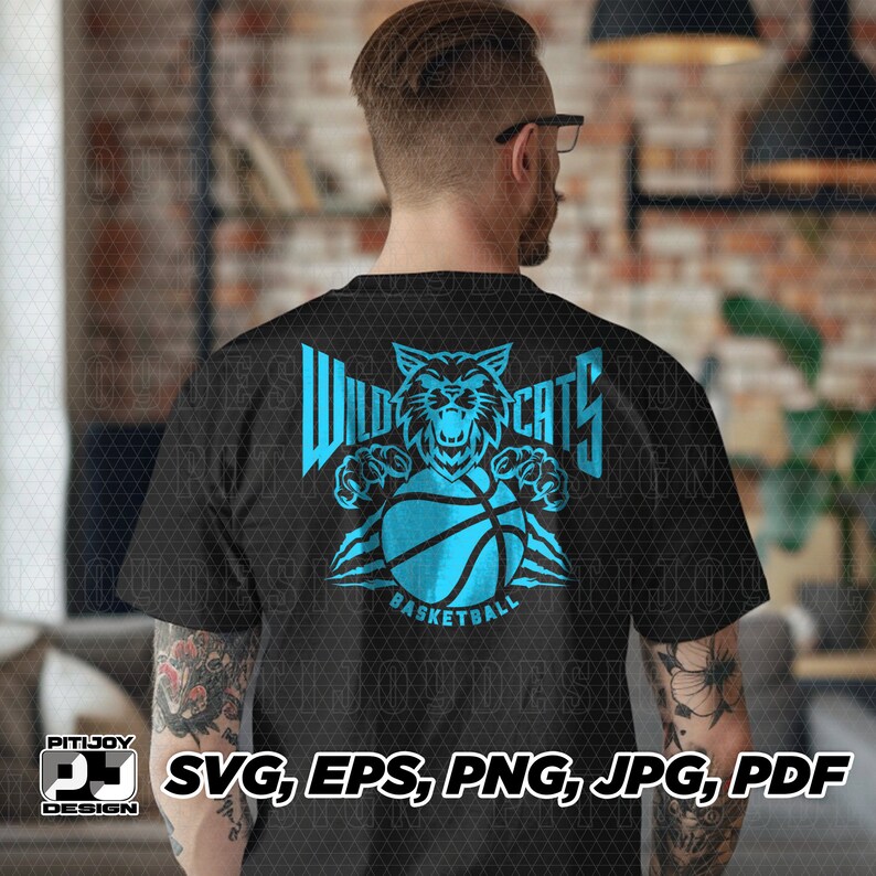 Wildcats Basketball Svg, Wildcat Basketball Svg, Wildcat Svg, Wildcats ...