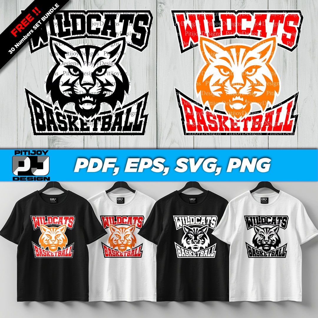 Wildcats Basketball Svg, Wildcats Basketball Svg, Wildcats Svg, Wildcat ...