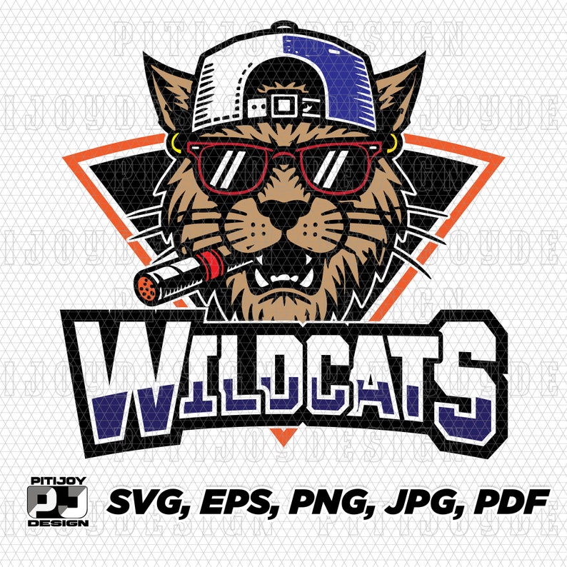 Wildcat SVG, Wildcats Svg Cut File for Cricut, Wildcats Mascot Svg ...