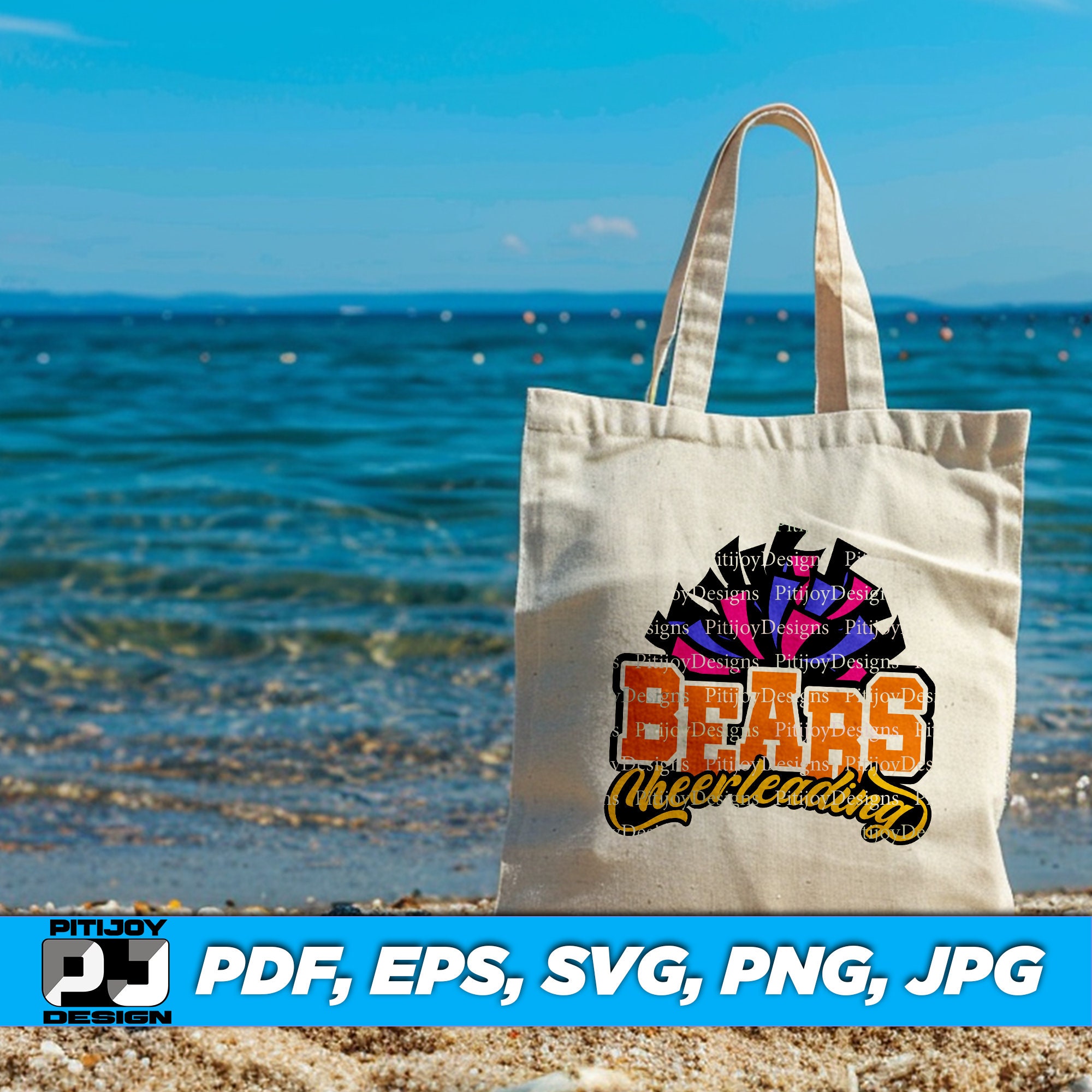 Bears Cheerleading Svg, Bear Cheerleading Svg, Bears Cheer Svg, Bear ...