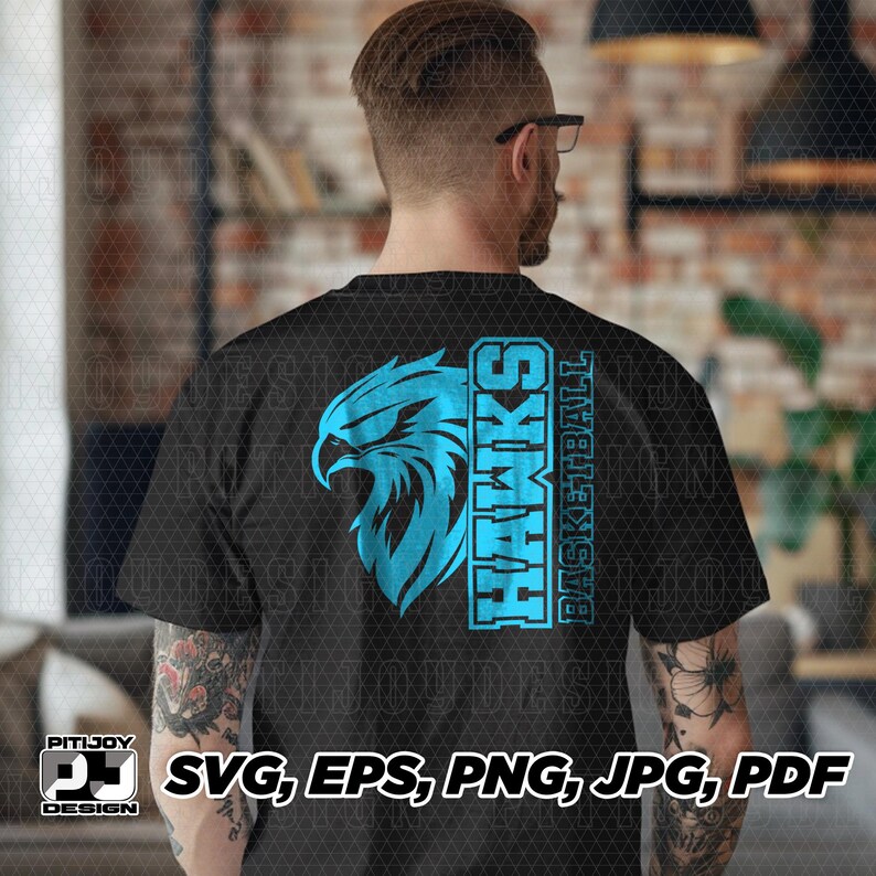 Hawks Basketball Svg Hawk Basketball Svg Hawks Basketball Png Hawks Svg ...