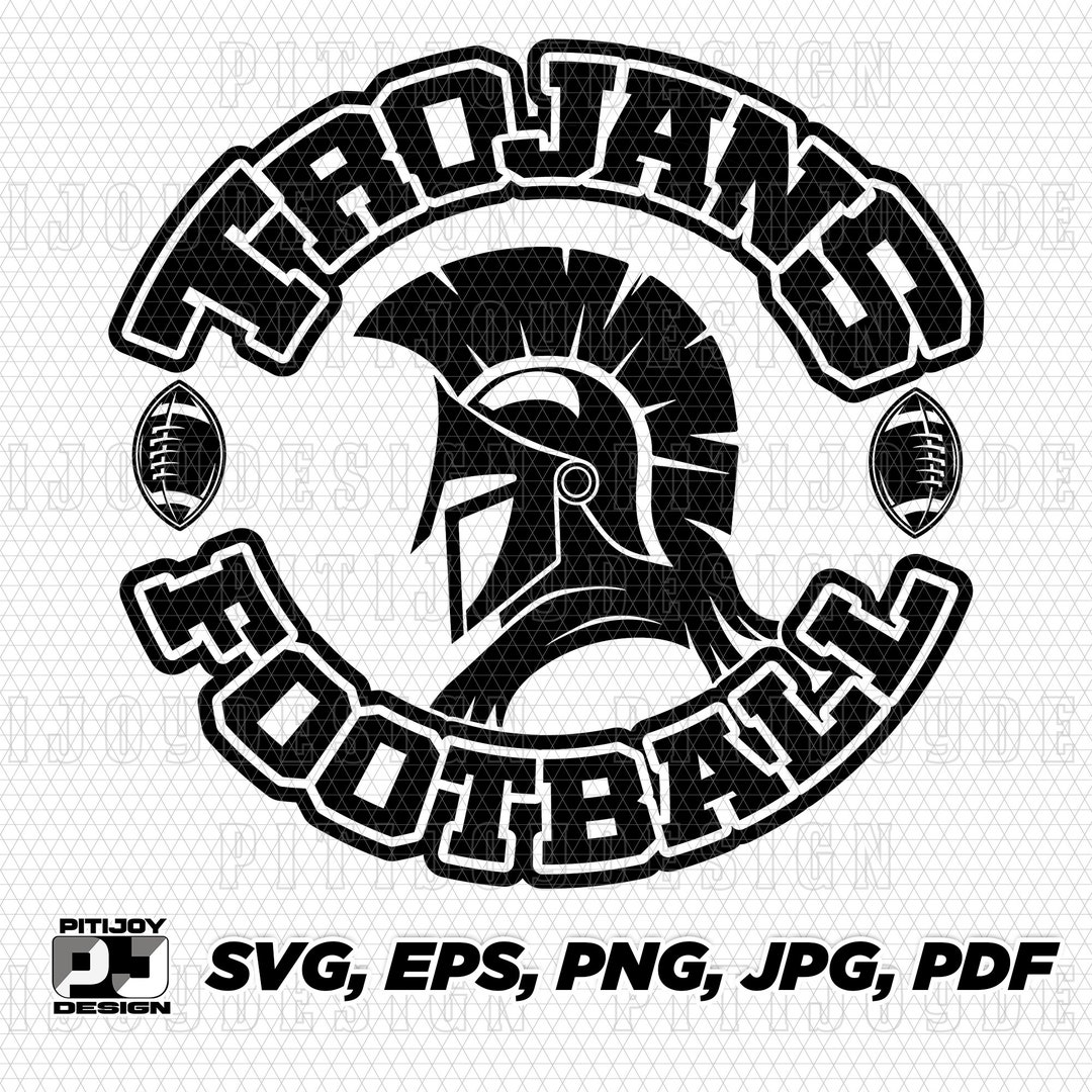 Trojans Football Svg, Trojan Football Svg, Trojans Svg, Trojan Svg ...