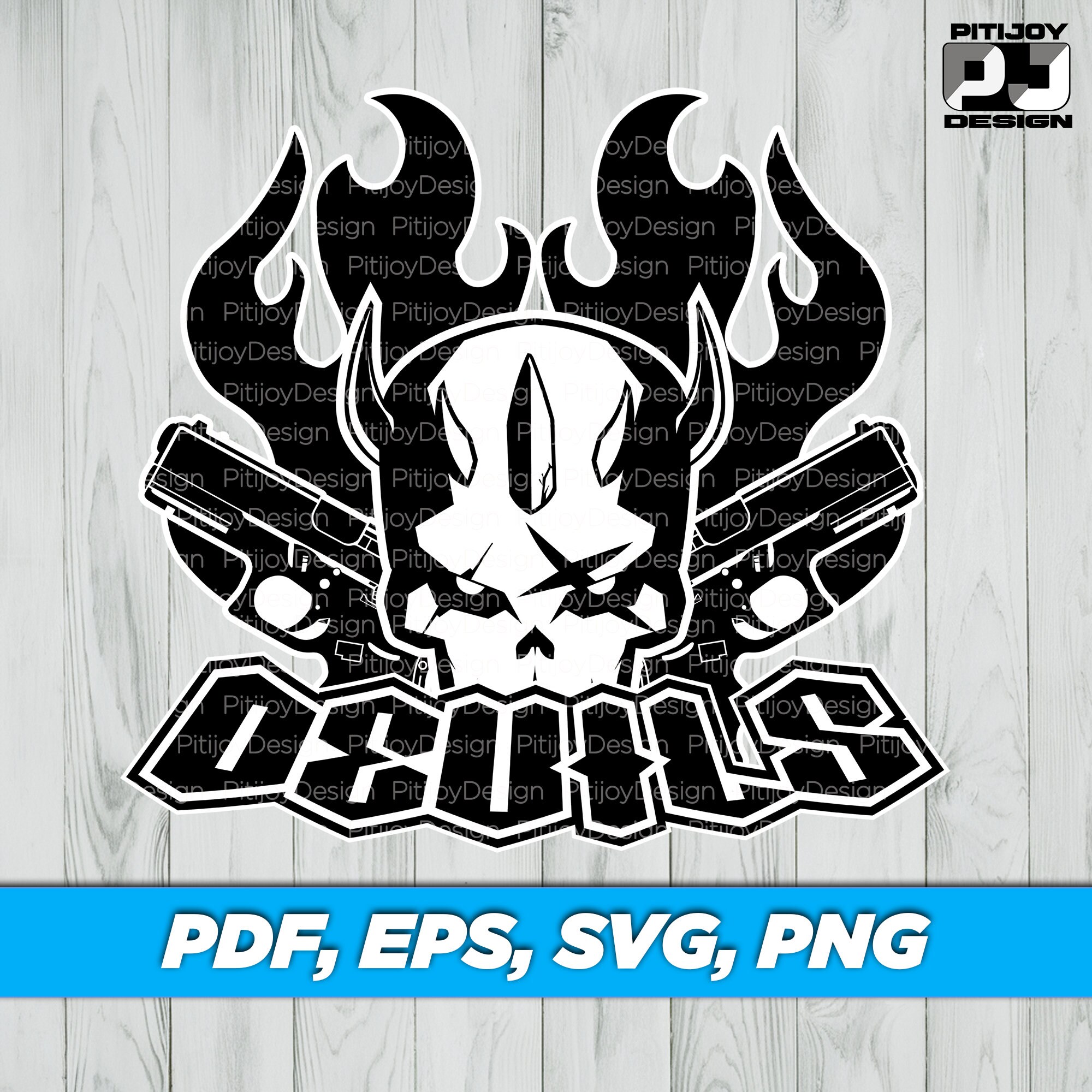 Devils Team Mascot Design SVG, EPS, PDF, Png Digital Download for ...