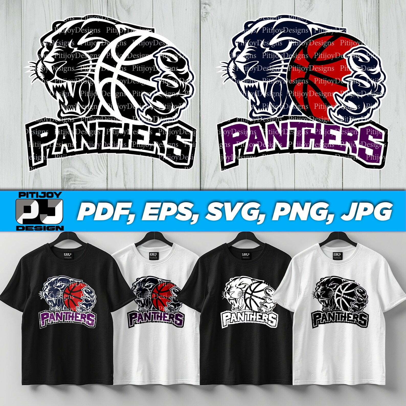Panthers Basketball Svg, Panther Basketball Svg , Panther Svg, Panthers ...