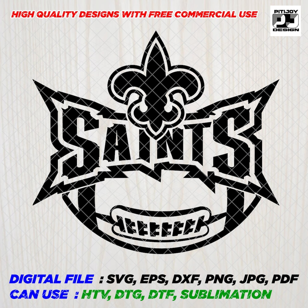 Saints Football Svg Saint Football Svg Saints Football Png Saints Svg ...