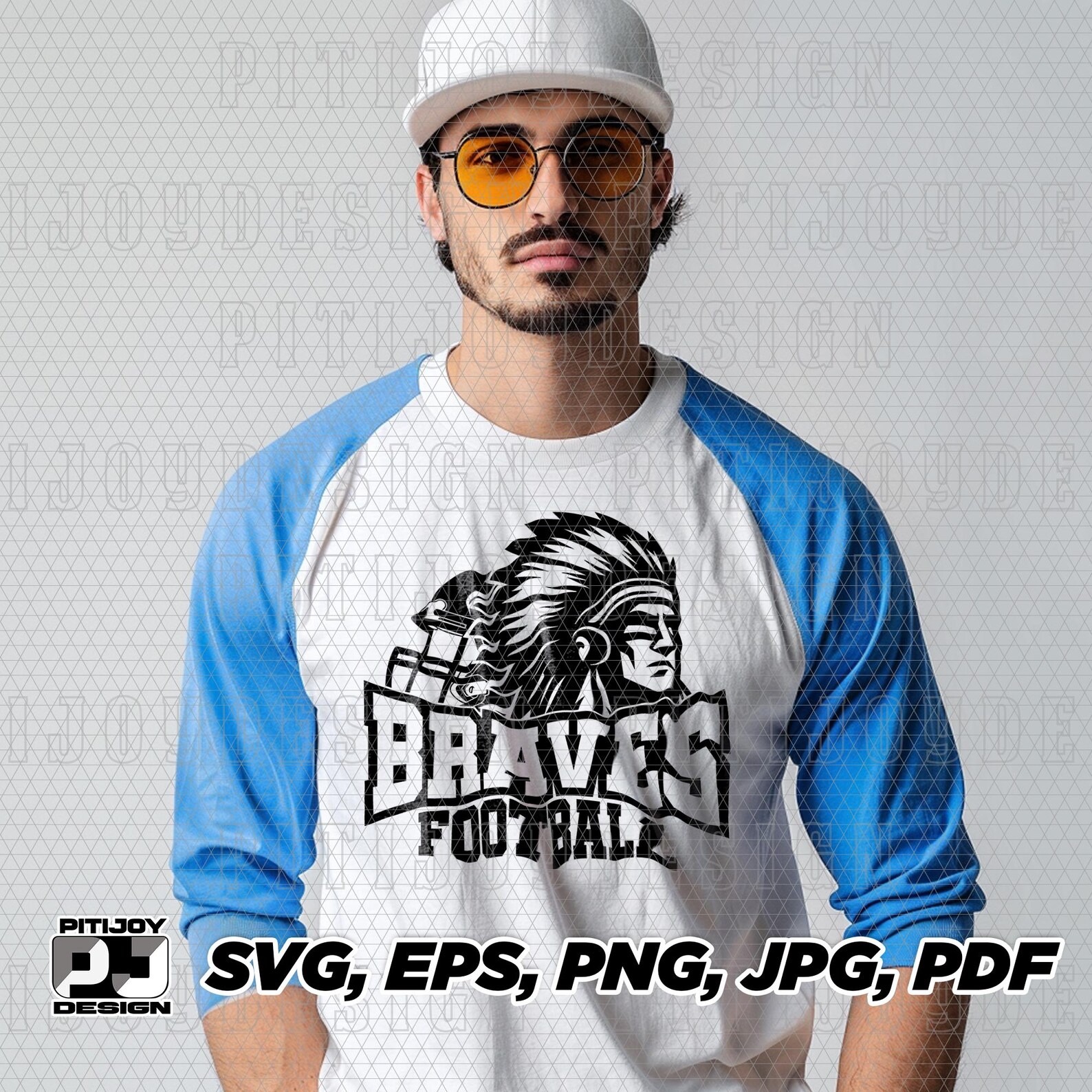 Braves Svg, Brave Svg, Braves Png, Braves Mascot Png, School Spirit Svg ...