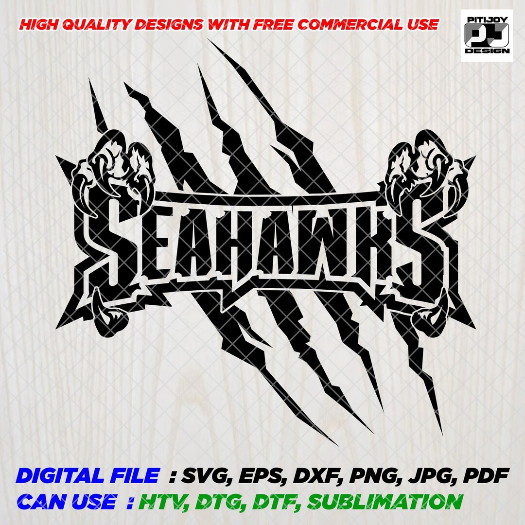 Seahawks SVG, Seahawk SVG, Digital Cut File for Cricut and Silhouette ...