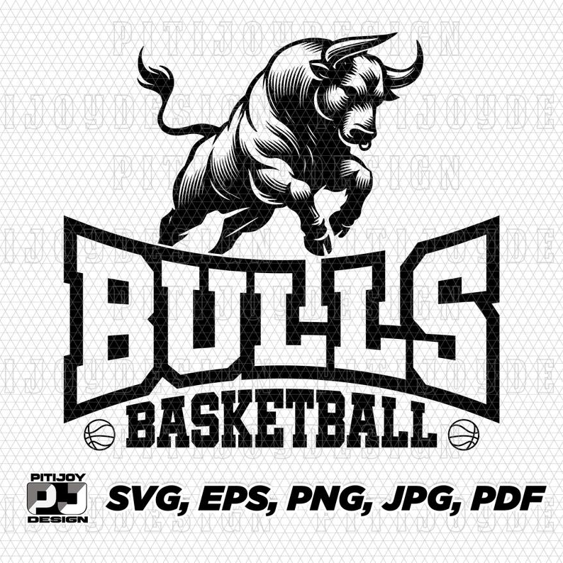 Bulls SVG, Bulls Basketball SVG, Basketball Team, Svg, Png, Jpg, Png ...