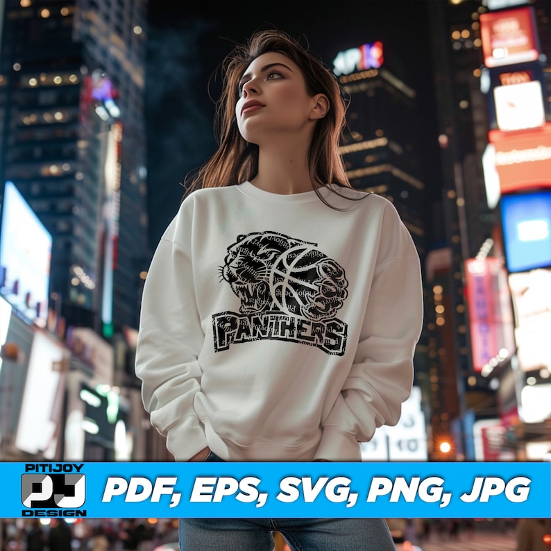 Panthers Basketball Svg, Panther Basketball Svg , Panther Svg, Panthers ...