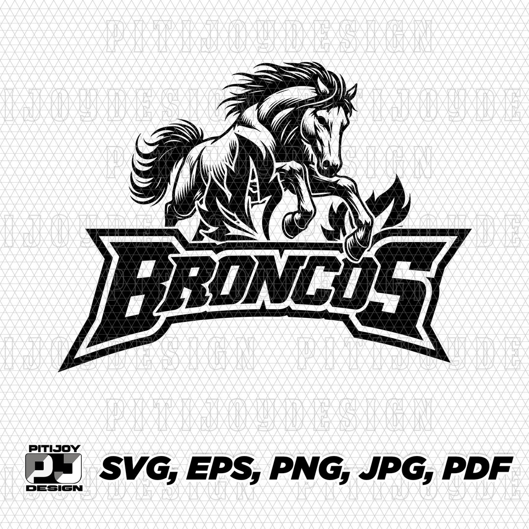 Broncos svg, Bronco svg, Bronco png, Broncos png, Broncos Sport, Cricut ...