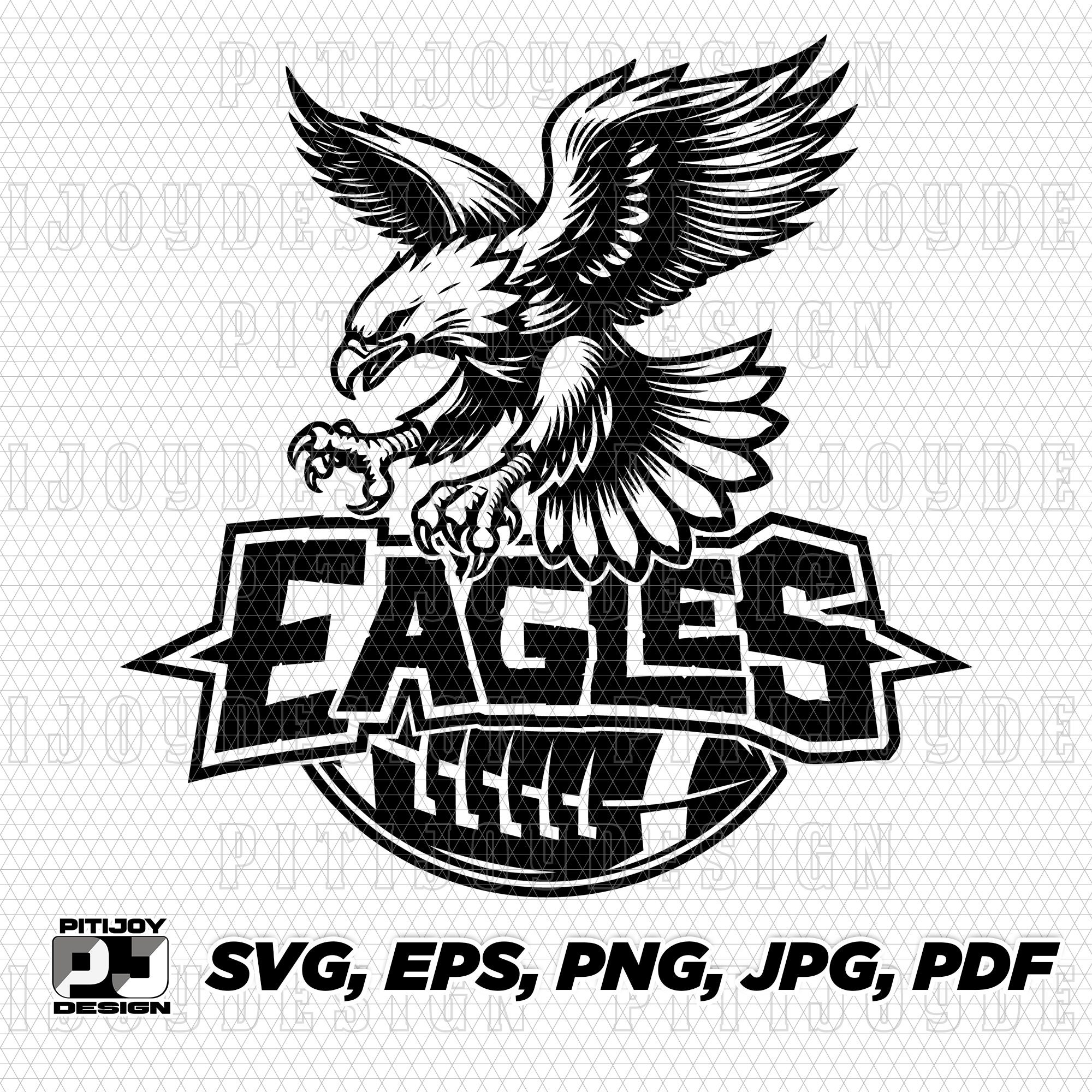 Eagles Football Svg, Eagle Football Svg Eagles Football Png Eagles ...