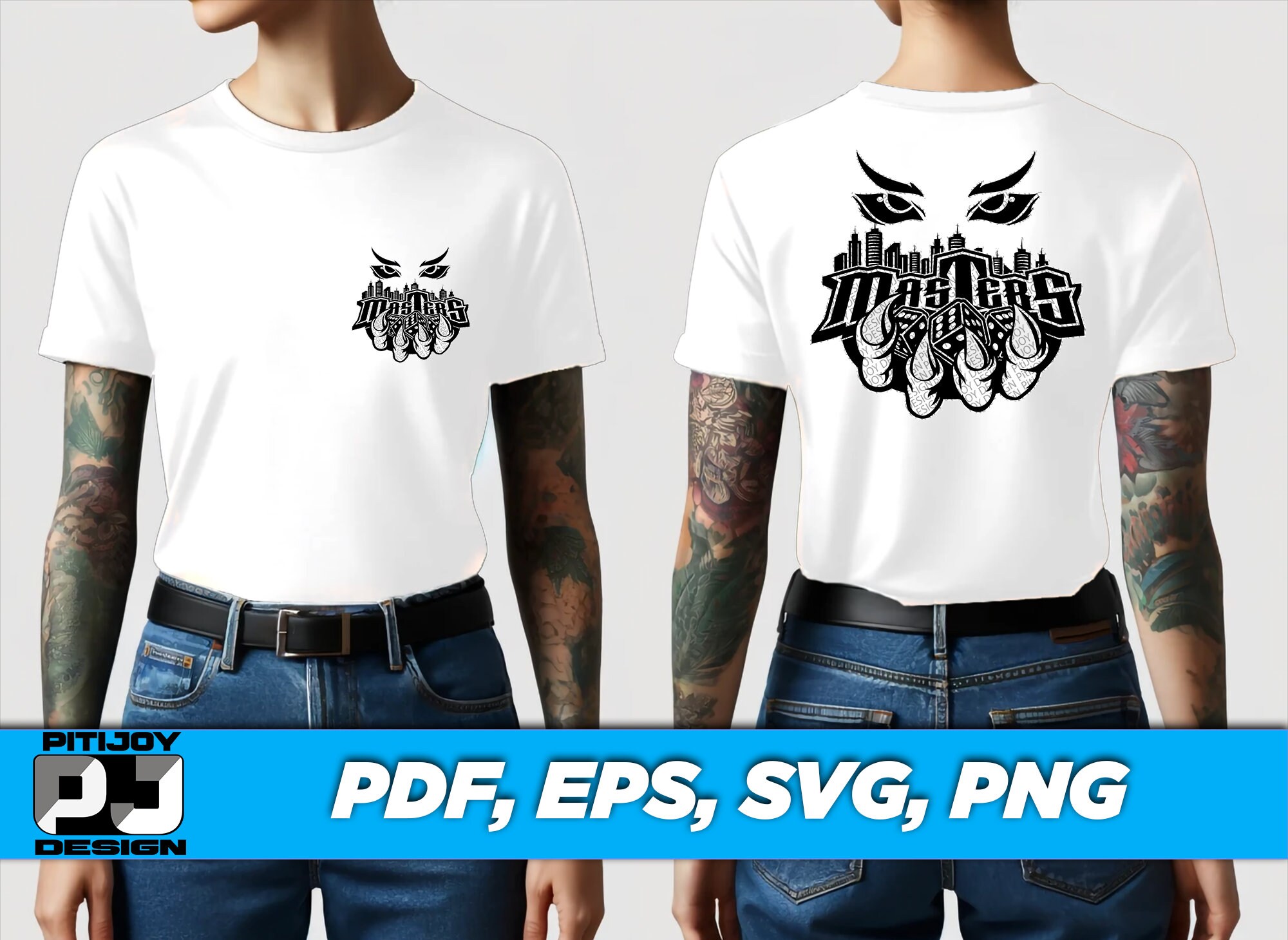 Masters Gaming Team Logo Design for Custom Apparel, Perfect for Esports ...