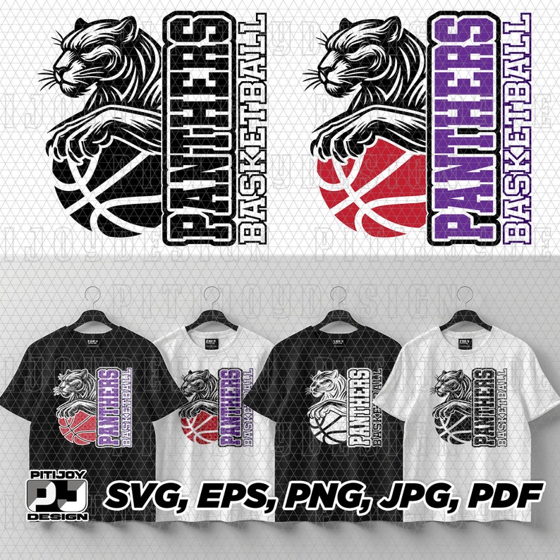 Panthers Basketball Svg, Panther Basketball Svg, Panthers Basketball ...