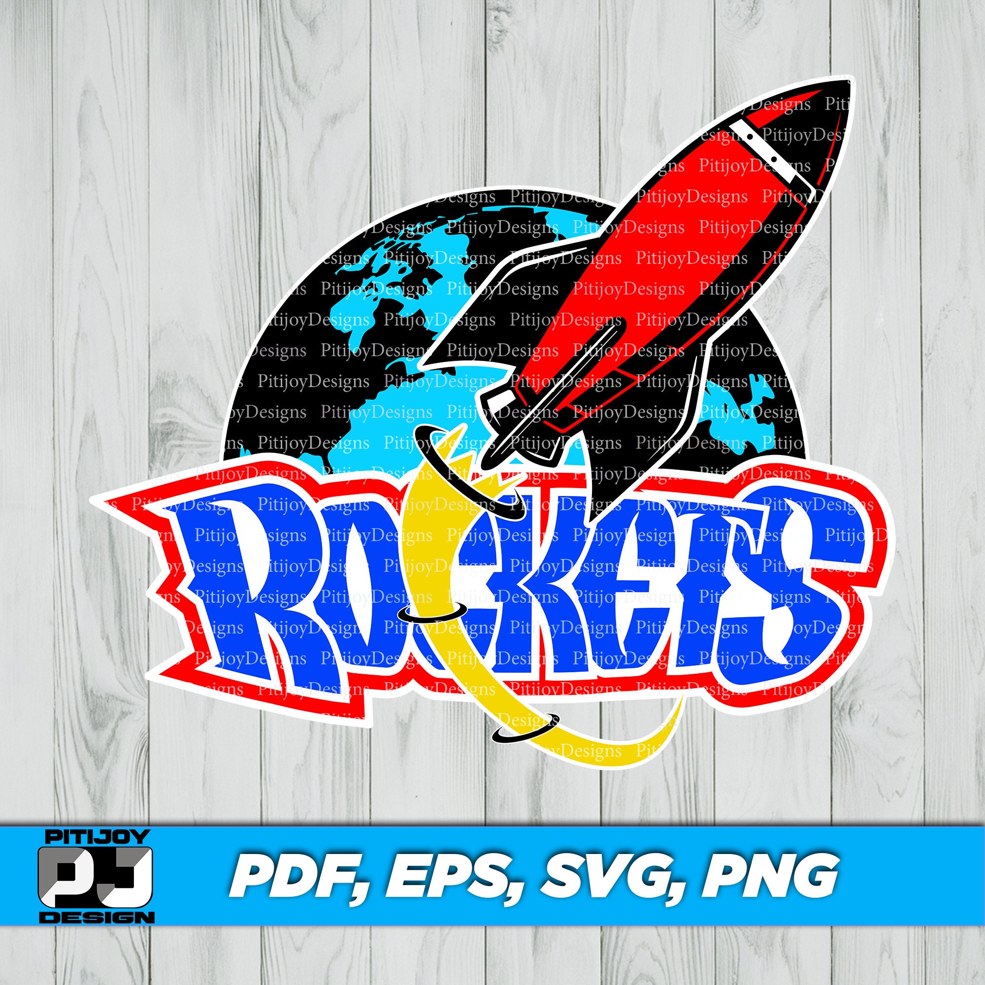 Rockets Svg, Rocket Svg, Rockets Png, Rockets Mascot Svg, Rockets ...